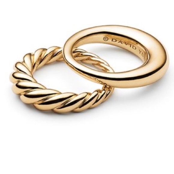 David Yurman | Jewelry | Nwt David Yurman 8k Yellow Gold Pure Form ...